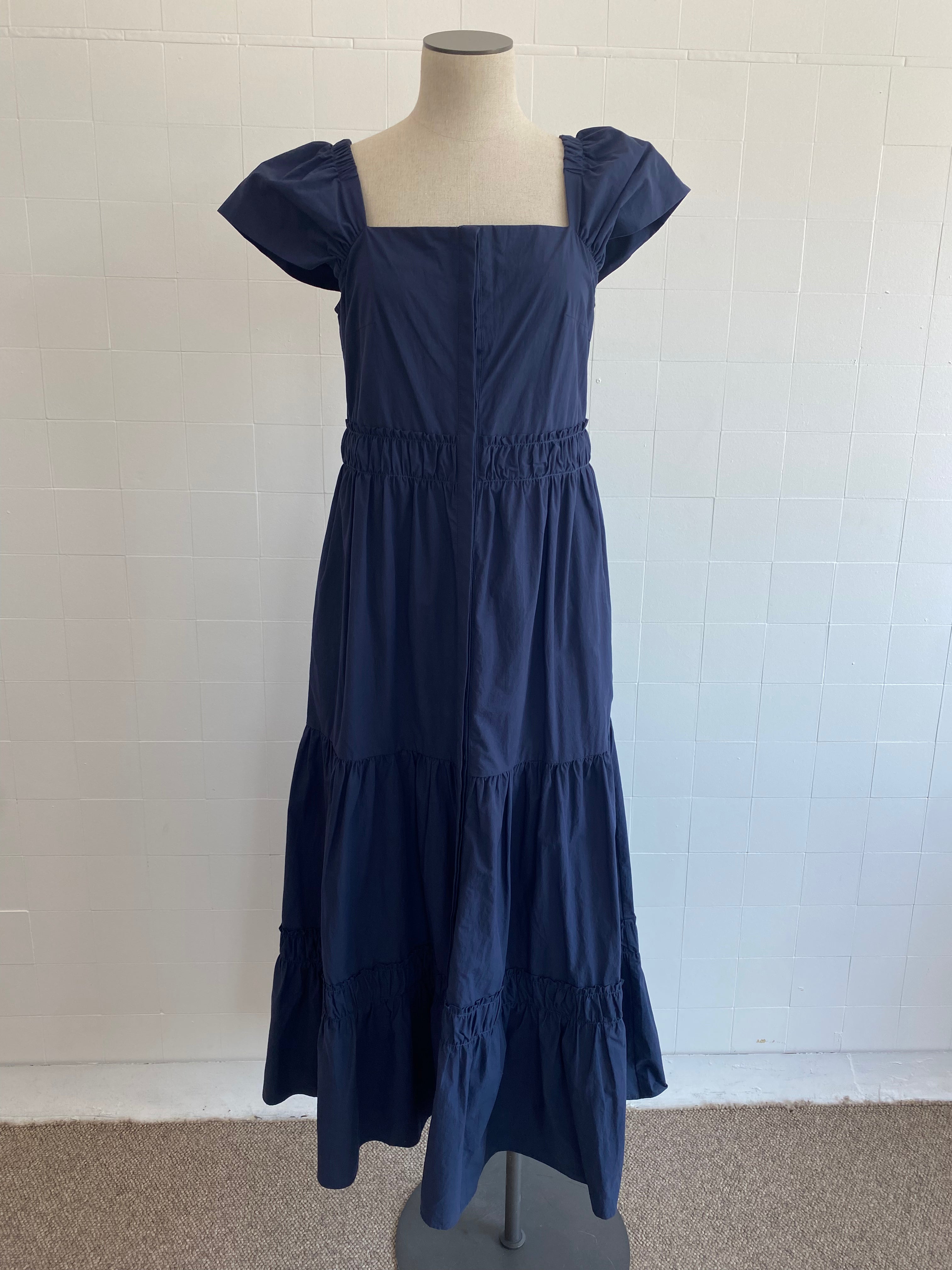 MORRISON NAVY TIERED MAXI DRESS - SIZE 1 – Cercle Lifestyle